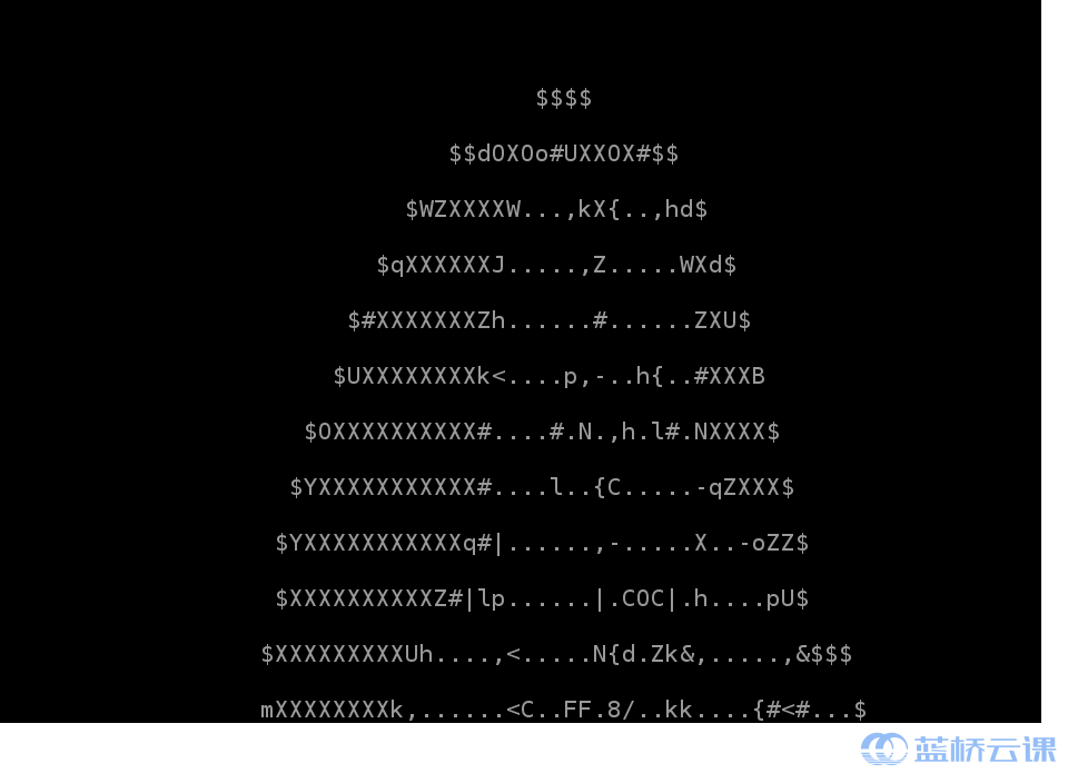 Python 图片转字符画 - 蓝桥云课
