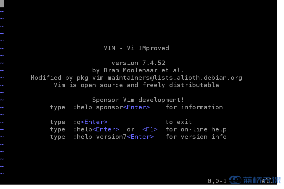Vim快速入门 - 蓝桥云课