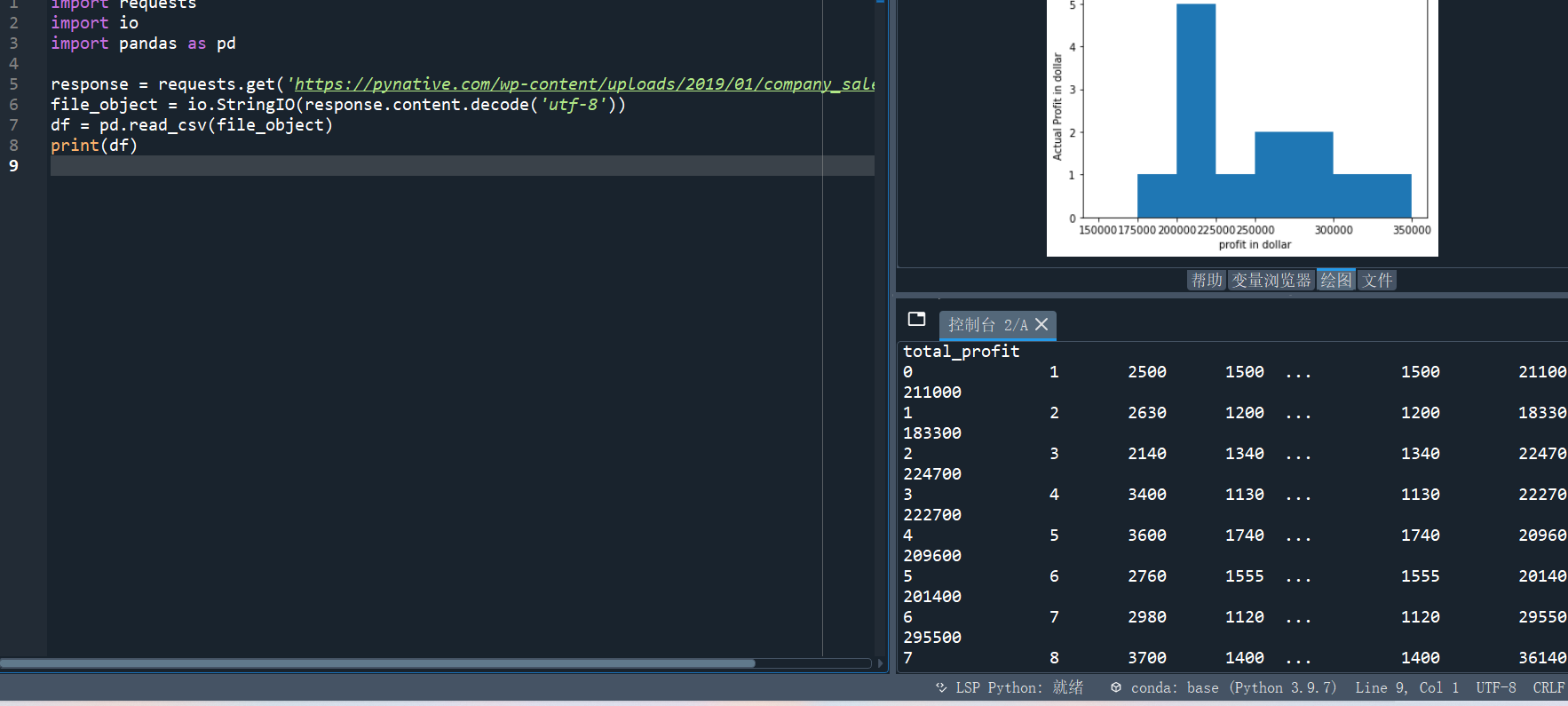 实验报告十一 数据分析与可视化 截止时间6月20日 - 蓝桥云课