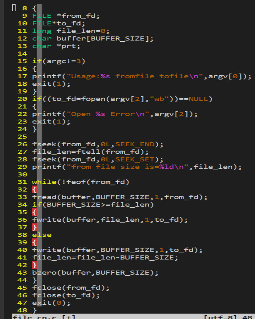 标准IO-文件拷贝 - 蓝桥云课
