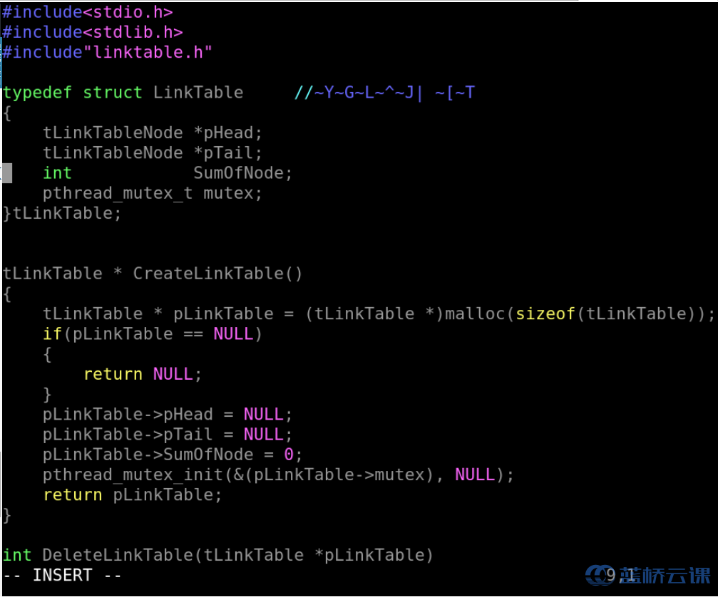实验五：用callback增强链表模块来实现命令行菜单小程序V2.8 - 蓝桥云课