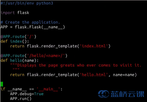 Flask 介绍 - 蓝桥云课